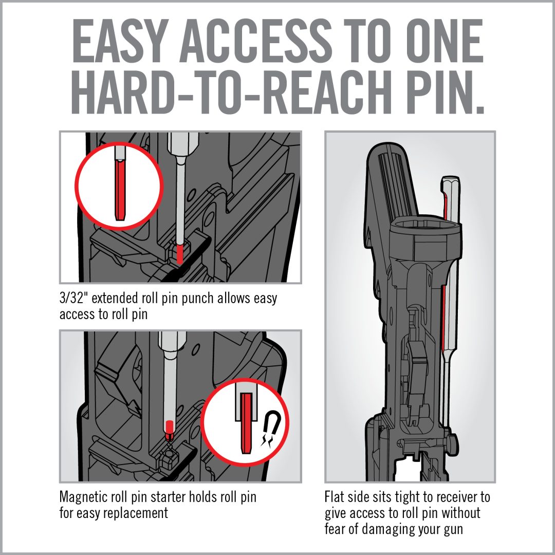 Real Avid Bolt Catch Punch Set - RISE Armament